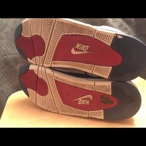 Nike | Shoes | Nike Air Flight Throwback Retro Blue White Shoes | Poshmark